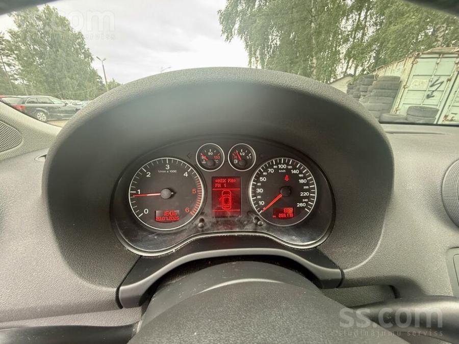 Black Audi A3 2007 in Riga, with an engine capacity of 1.90 L and mileage of 0 thousand km for 2990 €, photo 8 on AUTOMOTO.COM.LV