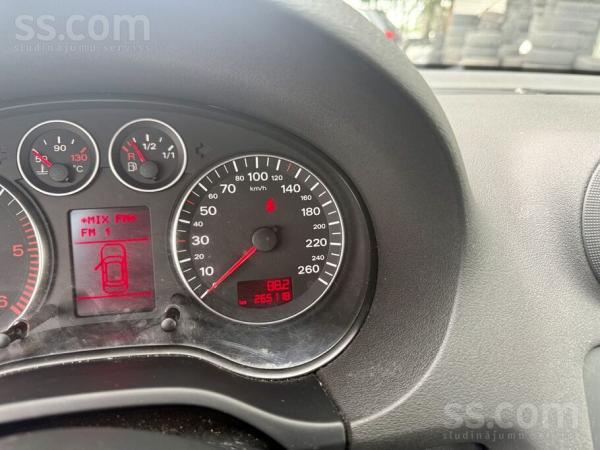 Black Audi A3 2007 in Riga, with an engine capacity of 1.90 L and mileage of 0 thousand km for 2990 €, photo 8 on AUTOMOTO.COM.LV