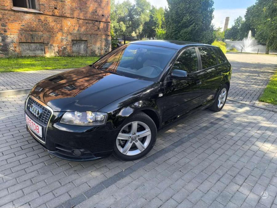 Melns Audi A3 2007 Biržai, ar dzinēja tilpumu 2.00 L un nobraukumu 329 tūkst. km par 3450 €, foto 1 vietnē AUTOMOTO.COM.LV