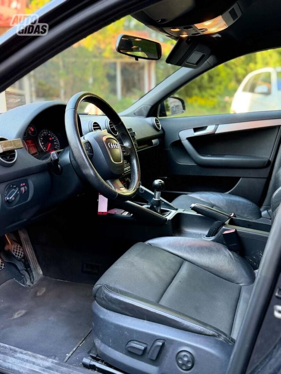 Melns Audi A3 2007 Kauņa, ar dzinēja tilpumu 2.00 L un nobraukumu 290 tūkst. km par 2990 €, foto 14 vietnē AUTOMOTO.COM.LV