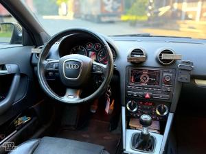 Melns Audi A3 2007 Kauņa, ar dzinēja tilpumu 2.00 L un nobraukumu 290 tūkst. km par 2990 €, foto 19 vietnē AUTOMOTO.COM.LV