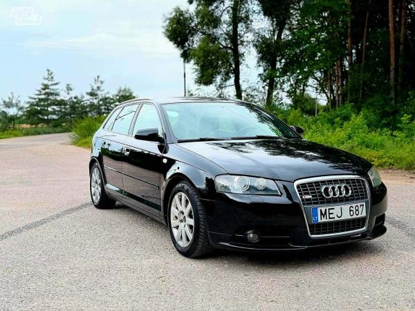Melns Audi A3 2007 Kauņa, ar dzinēja tilpumu 2.00 L un nobraukumu 280 tūkst. km par 2890 €, foto 1 vietnē AUTOMOTO.COM.LV