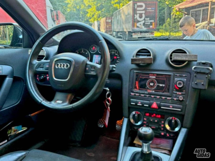 Melns Audi A3 2007 Kauņa, ar dzinēja tilpumu 2.00 L un nobraukumu 280 tūkst. km par 2890 €, foto 15 vietnē AUTOMOTO.COM.LV
