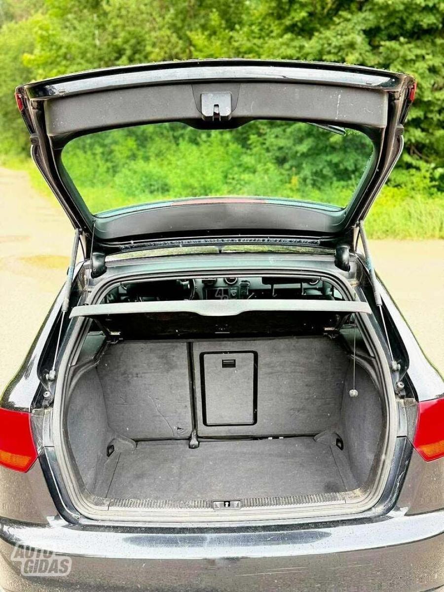 Melns Audi A3 2007 Kauņa, ar dzinēja tilpumu 2.00 L un nobraukumu 280 tūkst. km par 2890 €, foto 19 vietnē AUTOMOTO.COM.LV