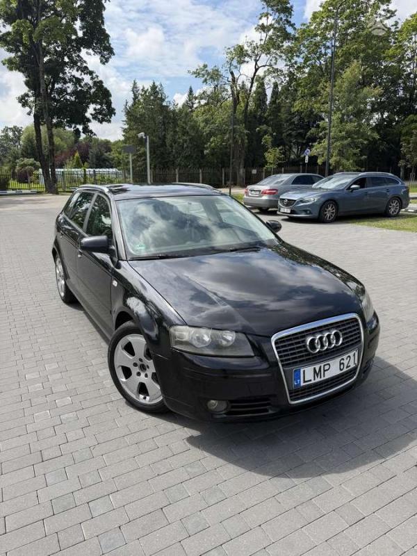 Melns Audi A3 2007 Kauņa, ar dzinēja tilpumu 1.97 L un nobraukumu 445 tūkst. km par 1550 €, foto 2 vietnē AUTOMOTO.COM.LV