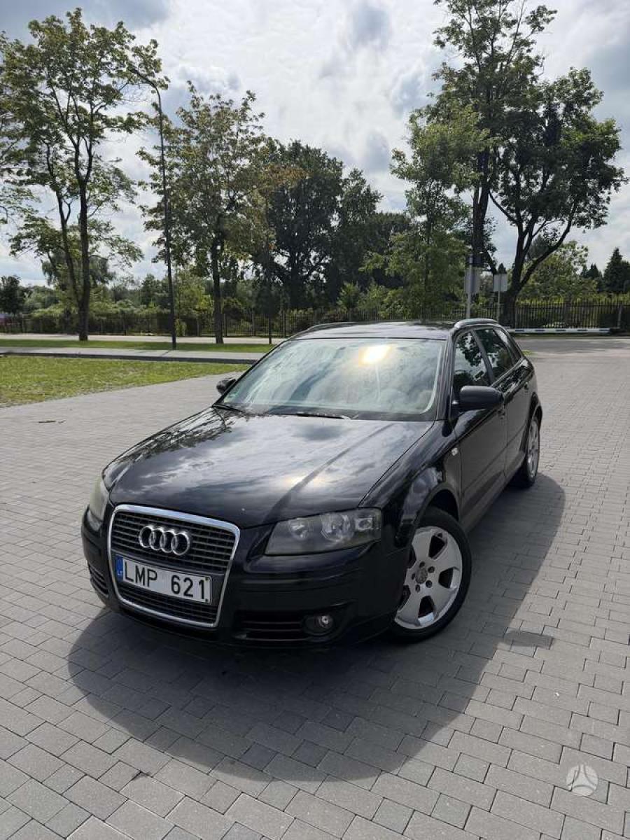 Black Audi A3 2007 in Kaunas, with an engine capacity of 1.97 L and mileage of 445 thousand km for 1499 €, photo 3 on AUTOMOTO.COM.LV