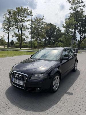 Black Audi A3 2007 in Kaunas, with an engine capacity of 1.97 L and mileage of 445 thousand km for 1499 €, photo 4 on AUTOMOTO.COM.LV