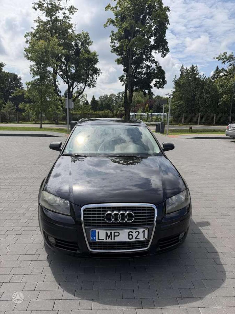 Black Audi A3 2007 in Kaunas, with an engine capacity of 1.97 L and mileage of 445 thousand km for 1499 €, photo 5 on AUTOMOTO.COM.LV