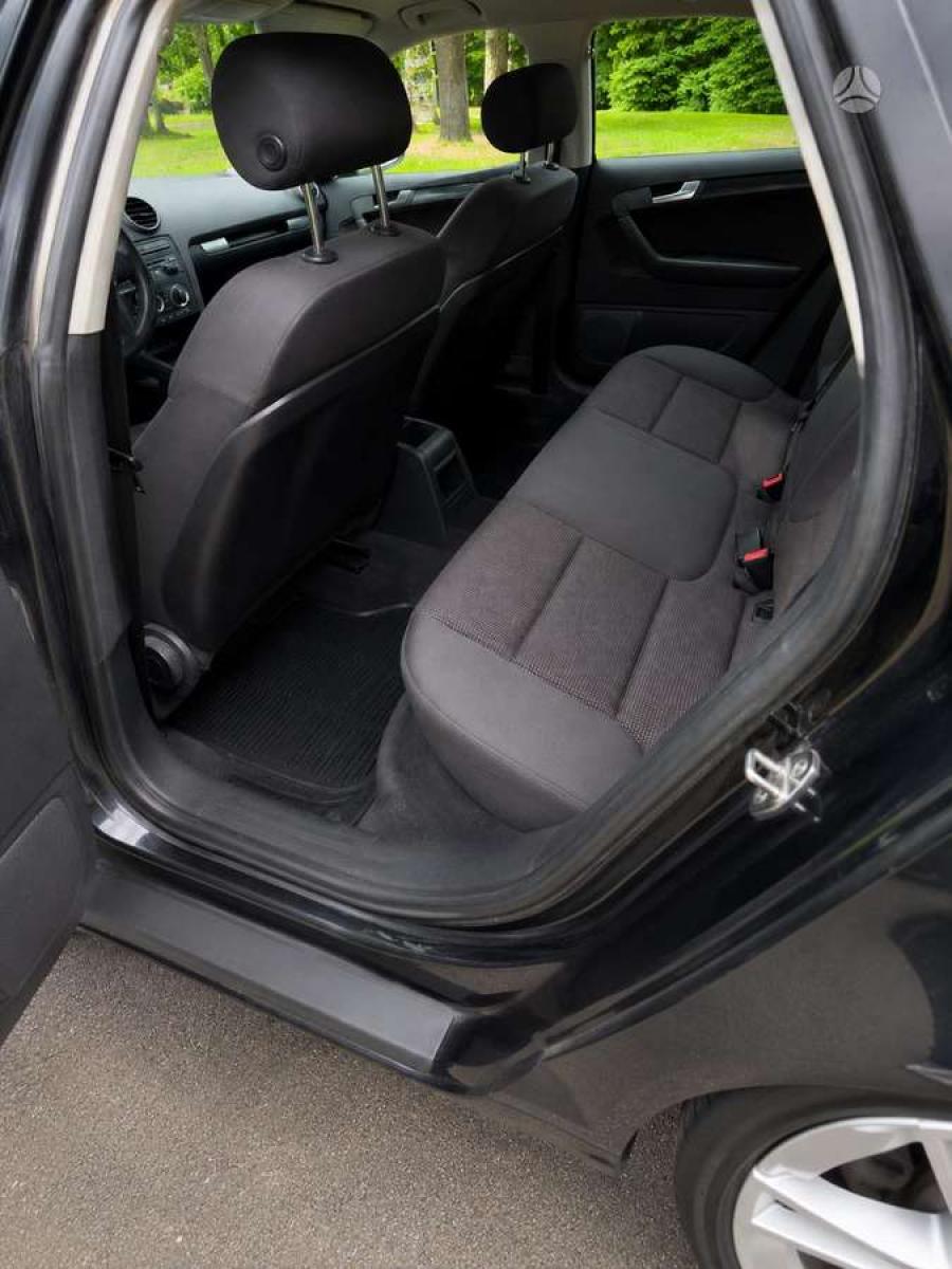 Black Audi A3 2007 in Kaunas, with an engine capacity of 1.97 L and mileage of 445 thousand km for 1499 €, photo 6 on AUTOMOTO.COM.LV