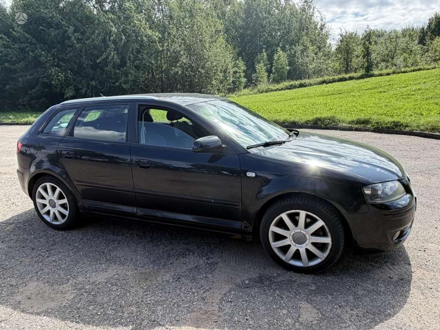 Black Audi A3 2007 in Kaunas, with an engine capacity of 1.97 L and mileage of 294 thousand km for 1575 €, photo 3 on AUTOMOTO.COM.LV