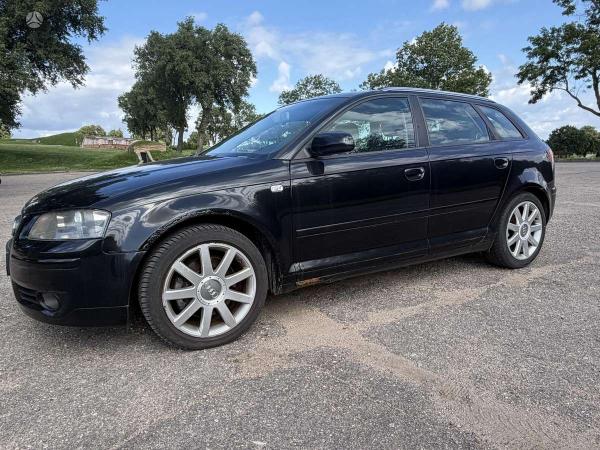 Black Audi A3 2007 in Kaunas, with an engine capacity of 1.97 L and mileage of 294 thousand km for 1575 €, photo 5 on AUTOMOTO.COM.LV