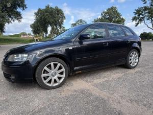 Black Audi A3 2007 in Kaunas, with an engine capacity of 1.97 L and mileage of 294 thousand km for 1575 €, photo 6 on AUTOMOTO.COM.LV