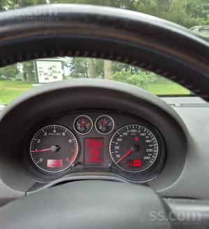 Black Audi A3 2007 in Jelgava, with an engine capacity of 1.60 L and mileage of 311 thousand km for 2700 €, photo 6 on AUTOMOTO.COM.LV