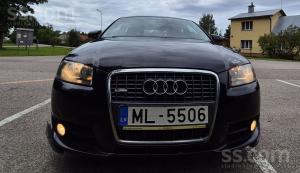 Black Audi A3 2007 in Jelgava, with an engine capacity of 1.60 L and mileage of 311 thousand km for 2700 €, photo 8 on AUTOMOTO.COM.LV