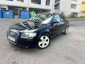 Black Audi A3 2007 in Vilnius, with an engine capacity of 1.97 L and mileage of 341 thousand km for 2300 €, photo  on AUTOMOTO.COM.LV