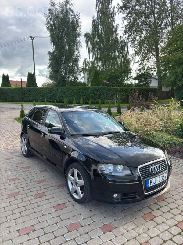 Black Audi A3 2007 in Limbazi, with an engine capacity of 2.00 L and mileage of 354 thousand km for 4200 €, photo 3 on AUTOMOTO.COM.LV