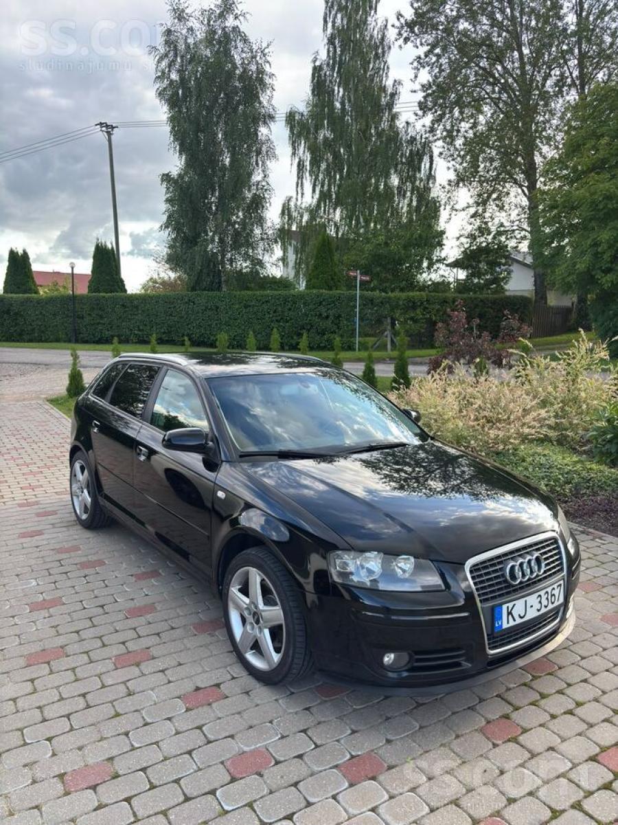 Black Audi A3 2007 in Limbazi, with an engine capacity of 2.00 L and mileage of 354 thousand km for 4200 €, photo 4 on AUTOMOTO.COM.LV
