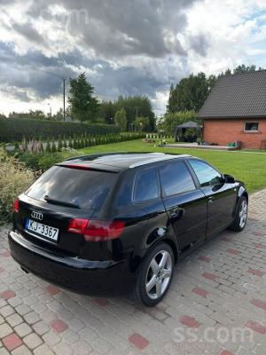 Black Audi A3 2007 in Limbazi, with an engine capacity of 2.00 L and mileage of 354 thousand km for 4200 €, photo 5 on AUTOMOTO.COM.LV