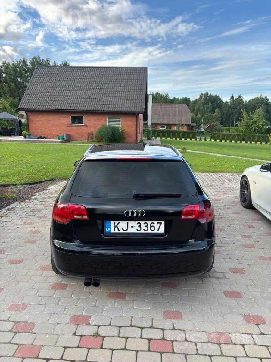 Black Audi A3 2007 in Limbazi, with an engine capacity of 2.00 L and mileage of 354 thousand km for 4200 €, photo 6 on AUTOMOTO.COM.LV