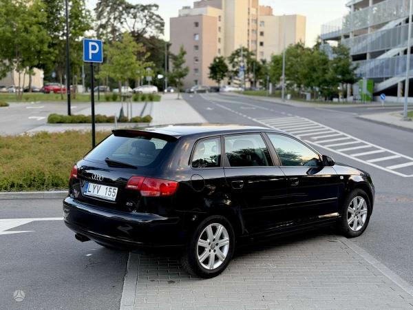 Melns Audi A3 2007 Viļņa, ar dzinēja tilpumu 2.00 L un nobraukumu 246 tūkst. km par 3400 €, foto 6 vietnē AUTOMOTO.COM.LV