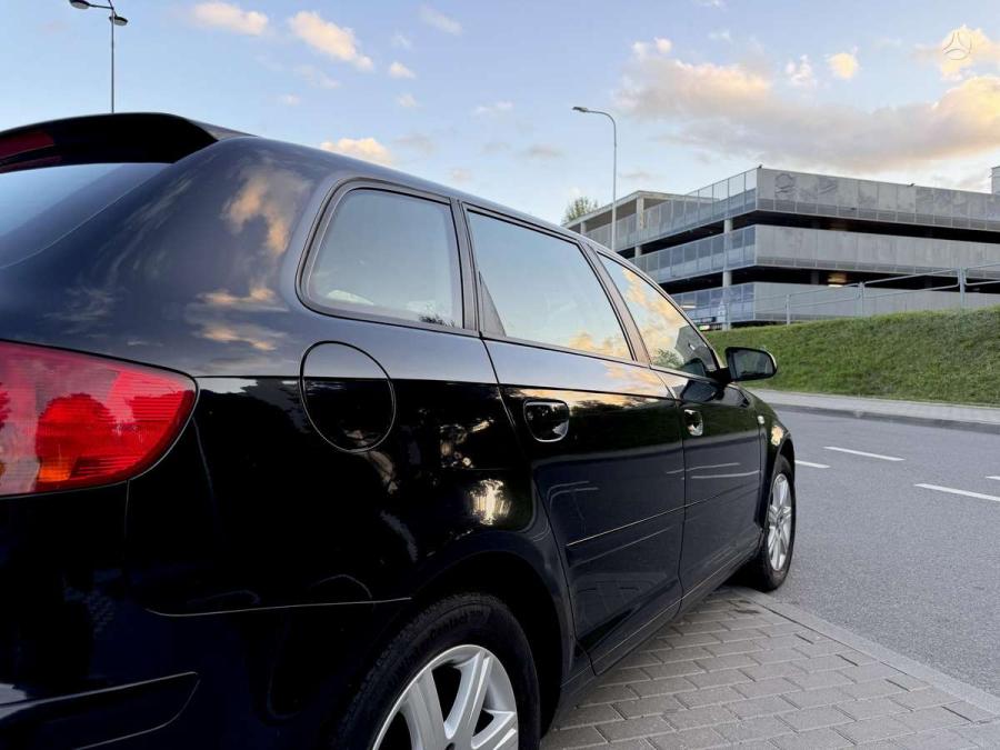 Black Audi A3 2007 in Vilnius, with an engine capacity of 2.00 L and mileage of 246 thousand km for 3400 €, photo 10 on AUTOMOTO.COM.LV