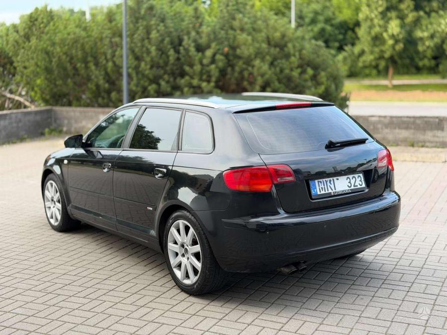 Black Audi A3 2007 in Vilnius, with an engine capacity of 2.00 L and mileage of 300 thousand km for 2200 €, photo 4 on AUTOMOTO.COM.LV