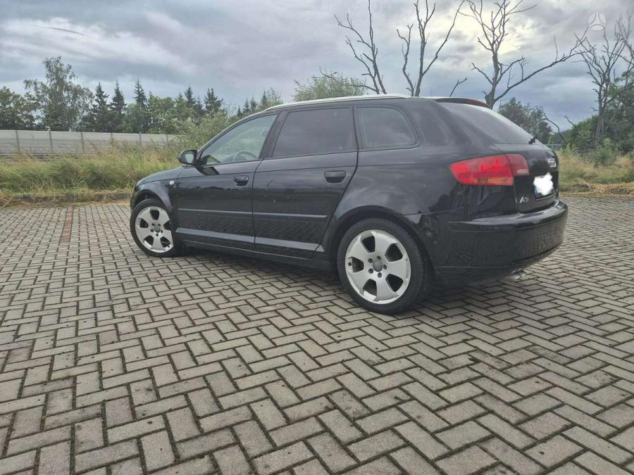 Melns Audi A3 2007 Kauņa, ar dzinēja tilpumu 1.90 L un nobraukumu 268 tūkst. km par 3100 €, foto 3 vietnē AUTOMOTO.COM.LV