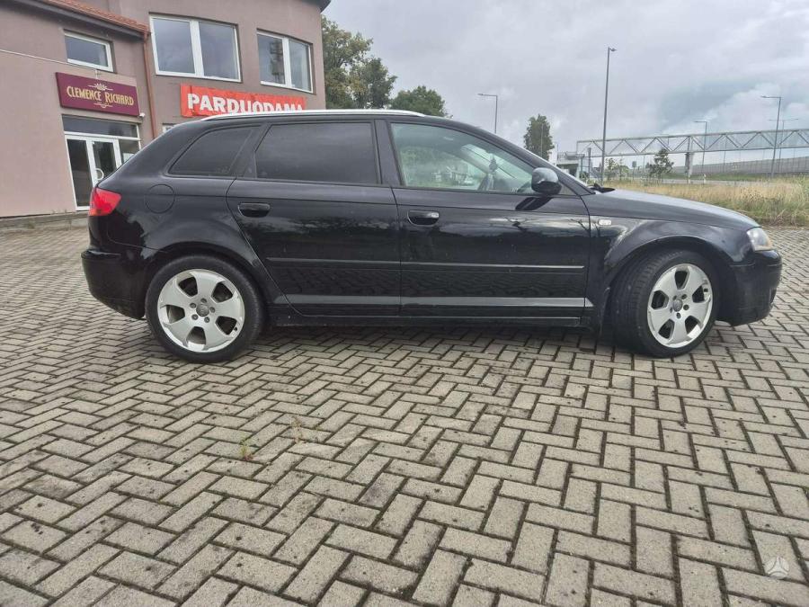 Melns Audi A3 2007 Kauņa, ar dzinēja tilpumu 1.90 L un nobraukumu 268 tūkst. km par 3100 €, foto 7 vietnē AUTOMOTO.COM.LV