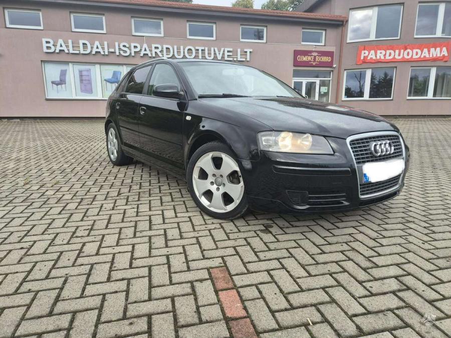 Melns Audi A3 2007 Kauņa, ar dzinēja tilpumu 1.90 L un nobraukumu 268 tūkst. km par 3100 €, foto 8 vietnē AUTOMOTO.COM.LV