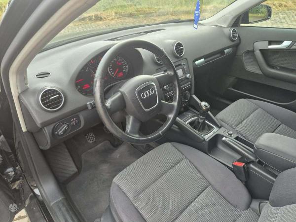 Melns Audi A3 2007 Kauņa, ar dzinēja tilpumu 1.90 L un nobraukumu 268 tūkst. km par 3100 €, foto 10 vietnē AUTOMOTO.COM.LV