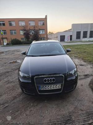 Melns Audi A3 2007 Kauņa, ar dzinēja tilpumu 1.97 L un nobraukumu 223 tūkst. km par 2600 €, foto  vietnē AUTOMOTO.COM.LV