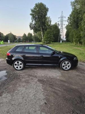 Черный Ауди А3 2007 в Каунас, объемом двигателя 1.97 л и пробегом 223 тыс. км за 2600 €, фото 6 на AUTOMOTO.COM.LV