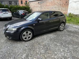 Melns Audi A3 2007 Rīga, ar dzinēja tilpumu 1.90 L un nobraukumu 296 tūkst. km par 2900 €, foto  vietnē AUTOMOTO.COM.LV
