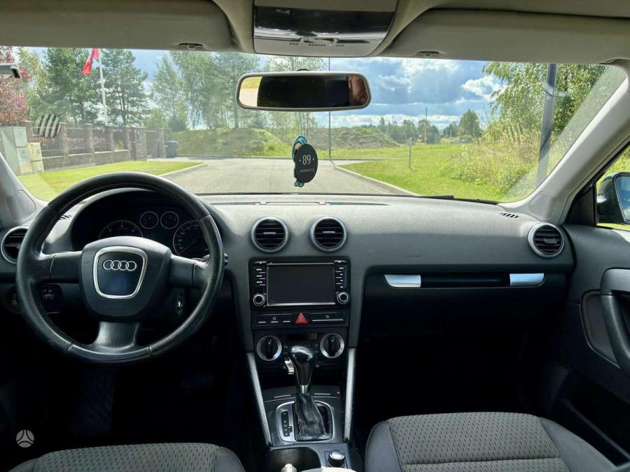 Черный Ауди А3 2007 в Вильнюс, объемом двигателя 1.97 л и пробегом 220 тыс. км за 3500 €, фото 13 на AUTOMOTO.COM.LV