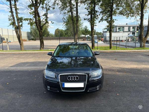 Melns Audi A3 2007 Kauņa, ar dzinēja tilpumu 1.90 L un nobraukumu 240 tūkst. km par 3100 €, foto 1 vietnē AUTOMOTO.COM.LV