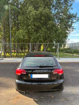 Черный Ауди А3 2007 в Каунас, объемом двигателя 1.90 л и пробегом 240 тыс. км за 3100 €, фото 4 на AUTOMOTO.COM.LV