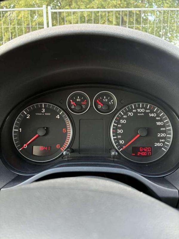 Melns Audi A3 2007 Kauņa, ar dzinēja tilpumu 1.90 L un nobraukumu 240 tūkst. km par 3100 €, foto 7 vietnē AUTOMOTO.COM.LV