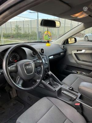 Черный Ауди А3 2007 в Каунас, объемом двигателя 1.90 л и пробегом 240 тыс. км за 3100 €, фото 9 на AUTOMOTO.COM.LV