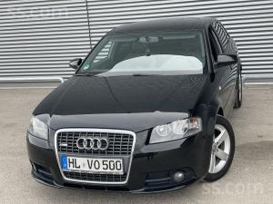 Melns Audi A3 2007 Rīga, ar dzinēja tilpumu 2.00 L un nobraukumu 295 tūkst. km par 4350 €, foto  vietnē AUTOMOTO.COM.LV