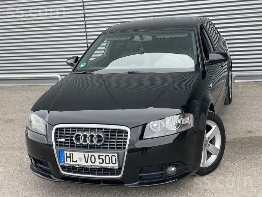Melns Audi A3 2007 Rīga, ar dzinēja tilpumu 2.00 L un nobraukumu 295 tūkst. km par 4350 €, foto 1 vietnē AUTOMOTO.COM.LV