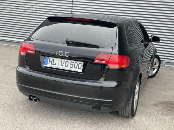 Black Audi A3 2007 in Riga, with an engine capacity of 2.00 L and mileage of 295 thousand km for 4350 €, photo 4 on AUTOMOTO.COM.LV