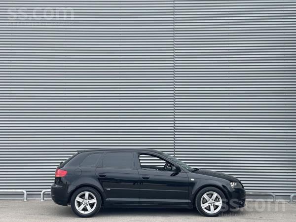 Black Audi A3 2007 in Riga, with an engine capacity of 2.00 L and mileage of 295 thousand km for 4350 €, photo 7 on AUTOMOTO.COM.LV