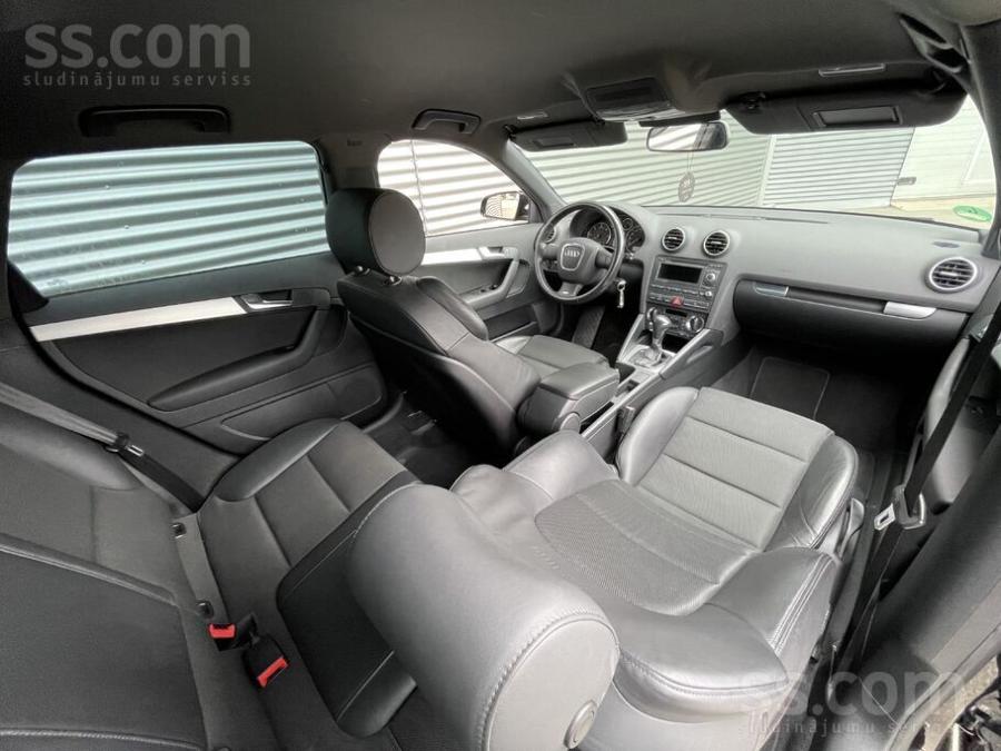 Melns Audi A3 2007 Rīga, ar dzinēja tilpumu 2.00 L un nobraukumu 295 tūkst. km par 4350 €, foto 18 vietnē AUTOMOTO.COM.LV