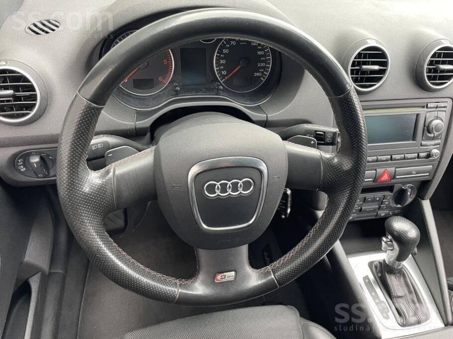 Melns Audi A3 2007 Rīga, ar dzinēja tilpumu 2.00 L un nobraukumu 295 tūkst. km par 4350 €, foto 23 vietnē AUTOMOTO.COM.LV