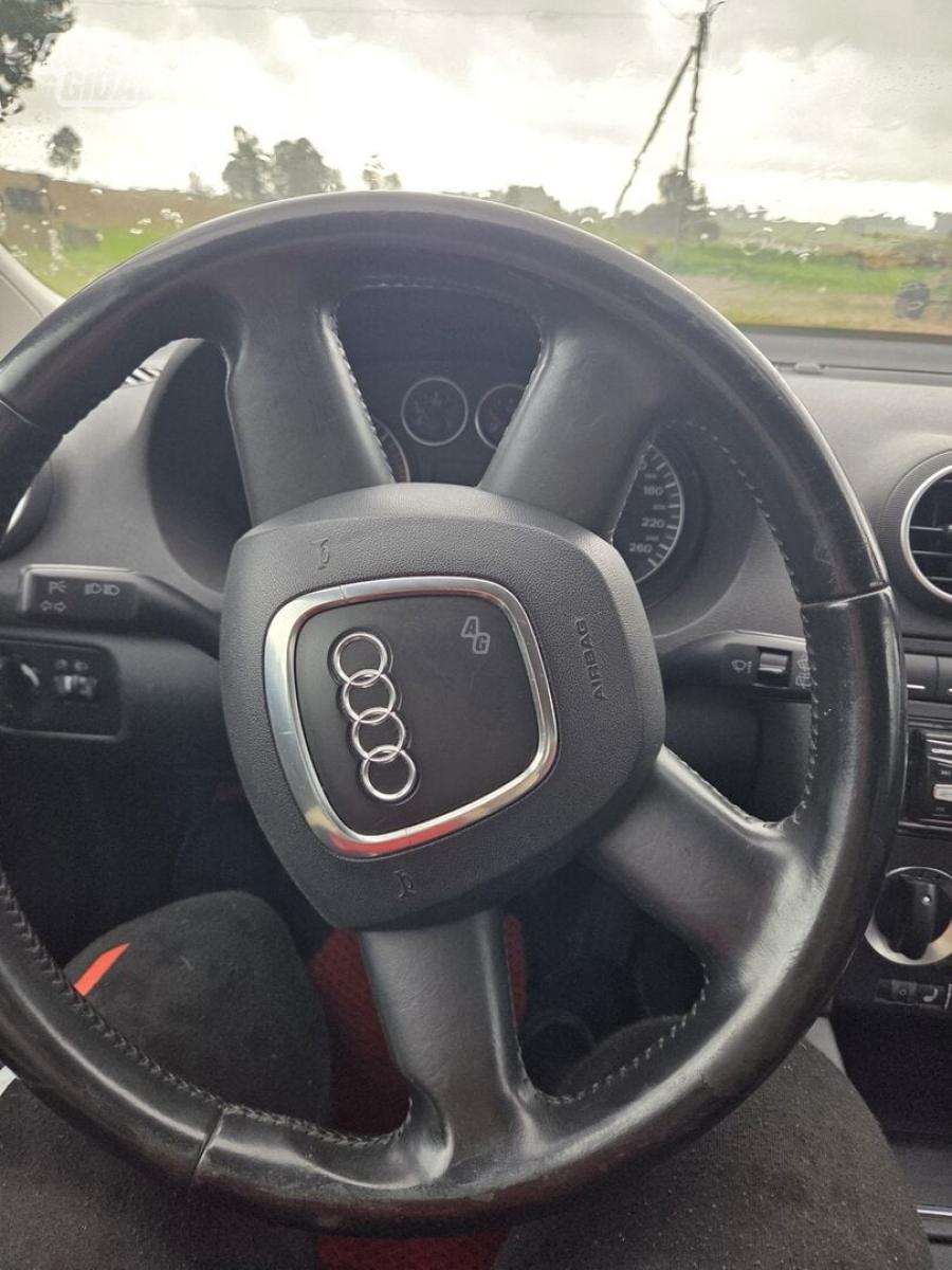 Black Audi A3 2007 in Silale, with an engine capacity of 2.00 L and mileage of 355 thousand km for 1800 €, photo 6 on AUTOMOTO.COM.LV