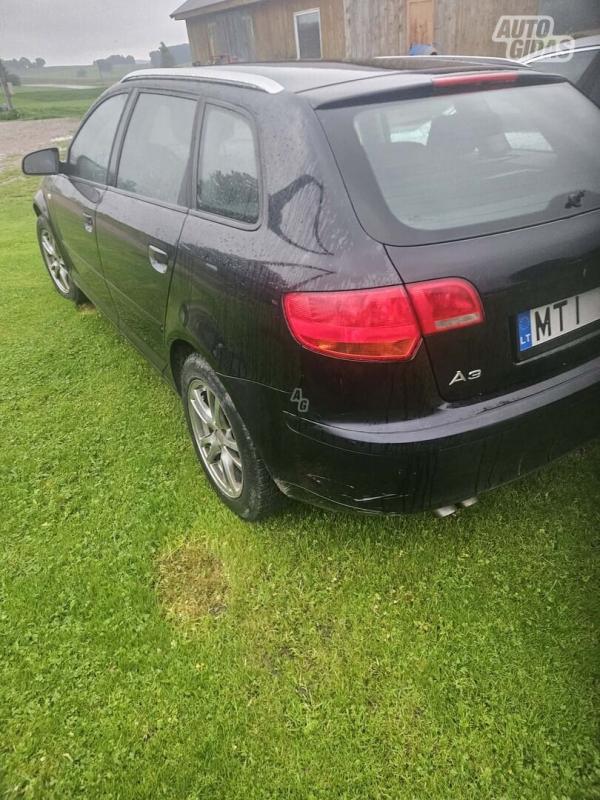 Black Audi A3 2007 in Silale, with an engine capacity of 2.00 L and mileage of 355 thousand km for 1800 €, photo 8 on AUTOMOTO.COM.LV