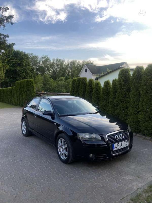 Melns Audi A3 2007 Viļņa, ar dzinēja tilpumu 1.97 L un nobraukumu 366 tūkst. km par 2400 €, foto 3 vietnē AUTOMOTO.COM.LV
