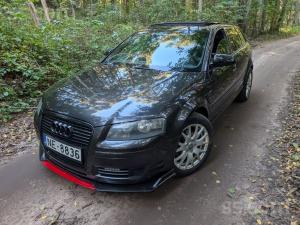 Black Audi A3 2007 in Riga, with an engine capacity of 2.00 L and mileage of 0 thousand km for 3200 €, photo  on AUTOMOTO.COM.LV