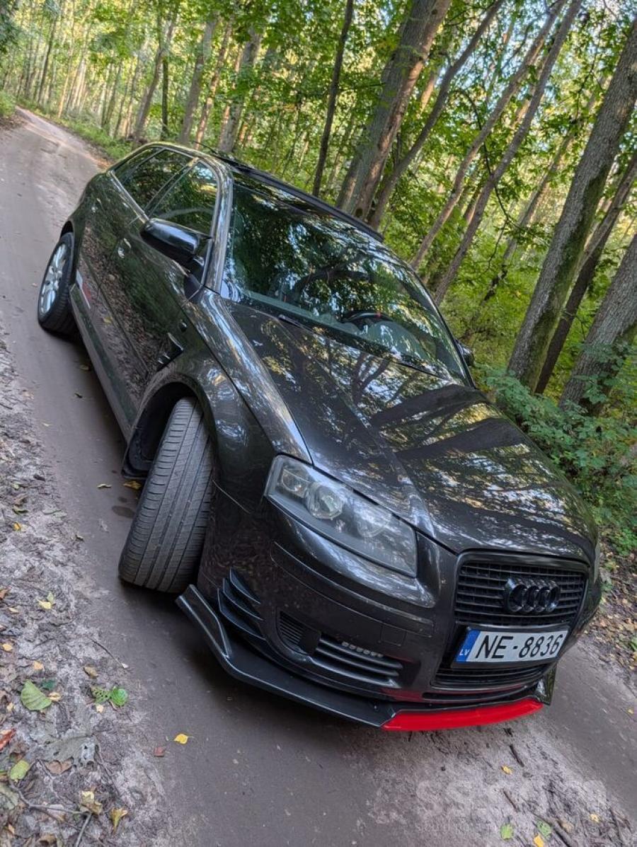 Black Audi A3 2007 in Riga, with an engine capacity of 2.00 L and mileage of 0 thousand km for 3200 €, photo 9 on AUTOMOTO.COM.LV