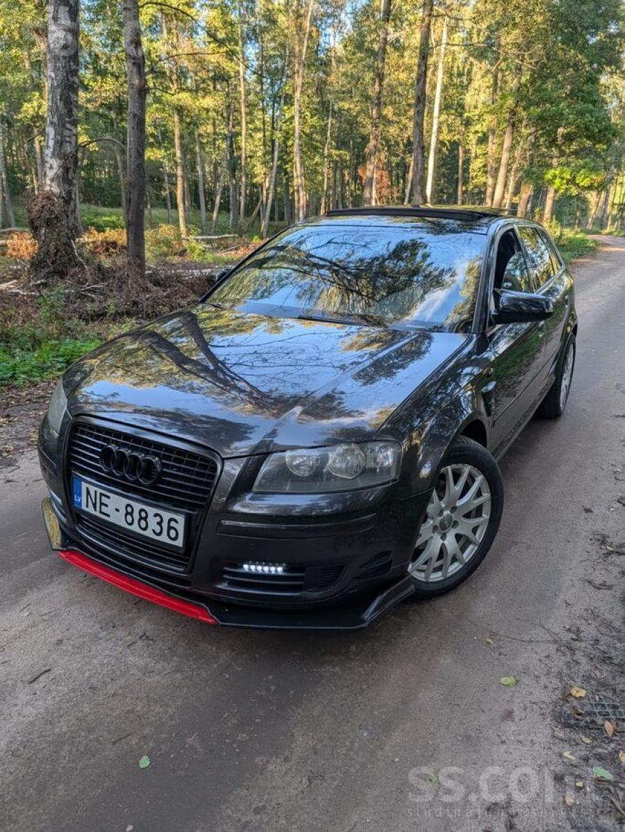 Black Audi A3 2007 in Riga, with an engine capacity of 2.00 L and mileage of 0 thousand km for 3200 €, photo 12 on AUTOMOTO.COM.LV